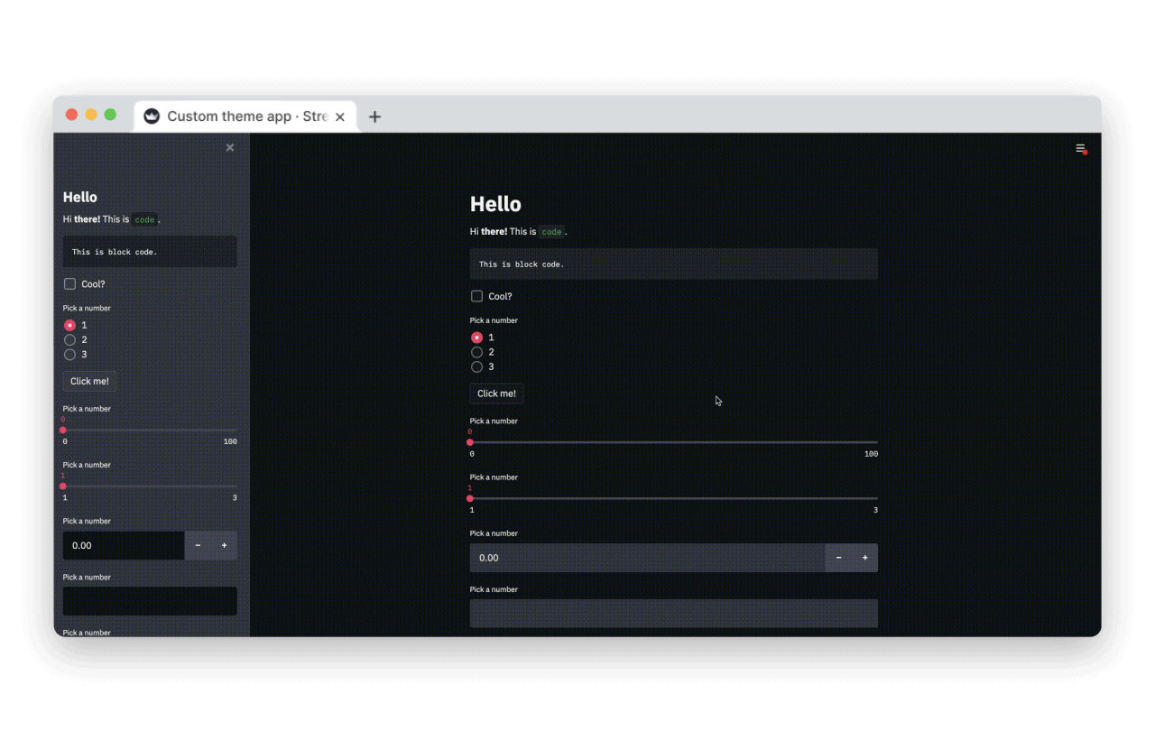 Creating Custom Themes for Streamlit Apps