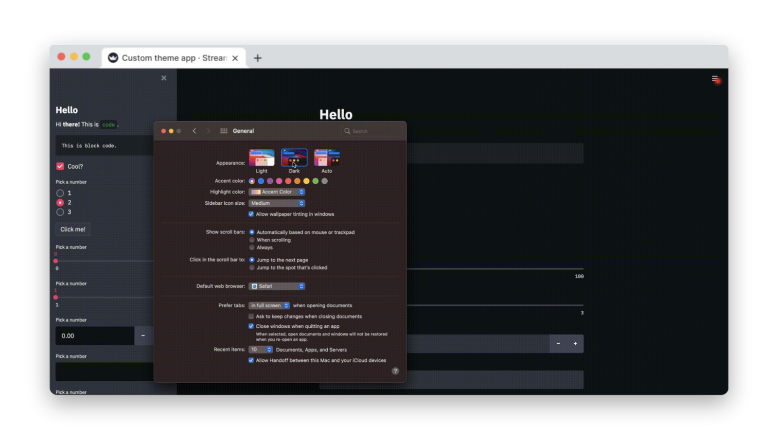 Creating Custom Themes for Streamlit Apps